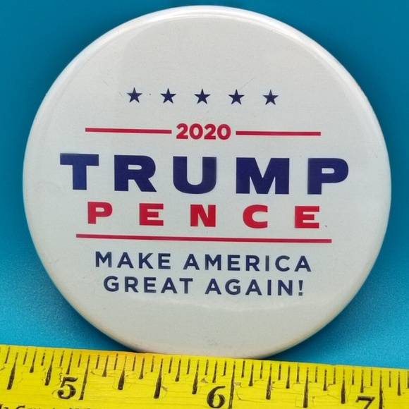 Art | Donald Trump Button White Blue Red Political Maga 220 Election ...
